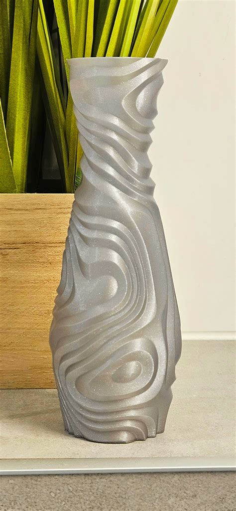 Wave Shader Vase By Fikcja Download Free Stl Model