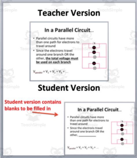 Electric Circuits Current Voltage And Resistance Lesson By Teach Simple