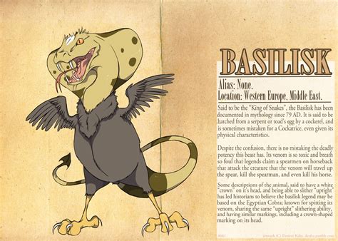 MYTHOLOGY SET Basilisk By Dezfezable On DeviantArt