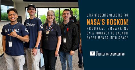Utep Students Secure Spot In Nasas Rockon Program