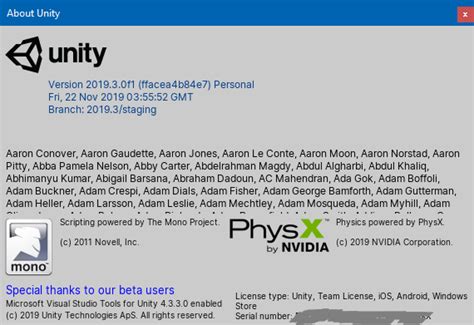 Special Thanks To Our Beta Users Permission Error Unity Engine Unity Discussions