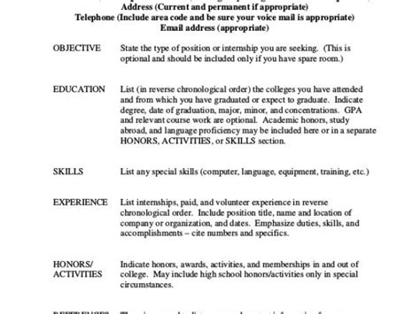Basic Resume Format Basic Resume Samples Examples Templates 8 Documents