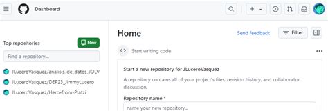 creación de un repositorio en github hacer git add commit push and