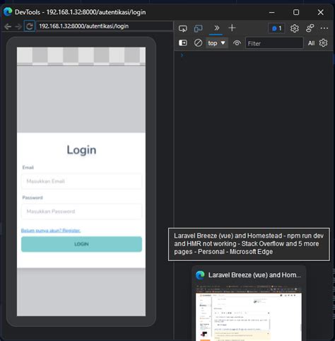 Laravel Breeze Vue And Homestead Npm Run Dev And Hmr Not Working
