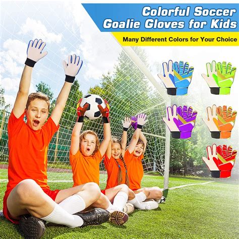 Jalunth Youth Soccer Goalie Gloves With Embossed Macao Ubuy