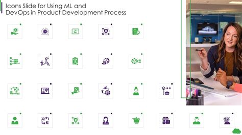 Icons Slide For Using Ml And Devops In Product Development Process Introduction PDF