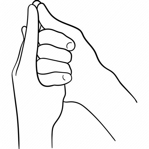 Shankh Conch Mudra Hasta Meditation Yoga Hand Icon Download On Iconfinder