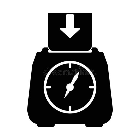 Attendance Machine Icon Logo Illustration Design Template Stock