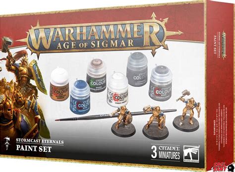 Warhammer Age Of Sigmar Stormcast Eternals Liberators Paint Set