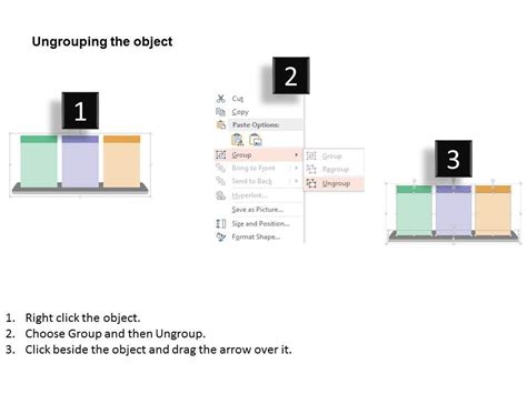 Three Steps For Data Representation Flat Powerpoint Design PowerPoint Presentation Slides