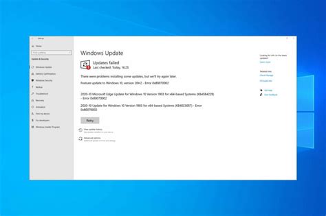 install error 0x80070002 windows update fixed
