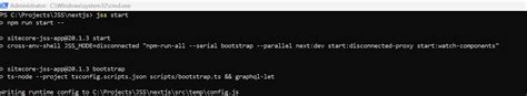 creating a sitecore next js application in a headless environment