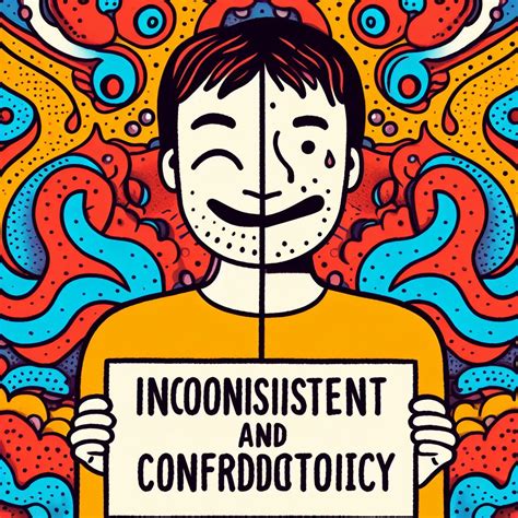 【inconsistent − 一貫性のない】 カラフル対訳 【圧倒的なボキャビル】