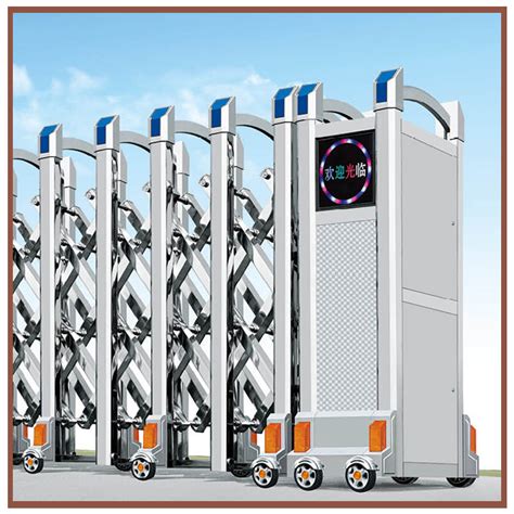 Collapsible Sliding Gate Automatic Customizable Remote Control Roller