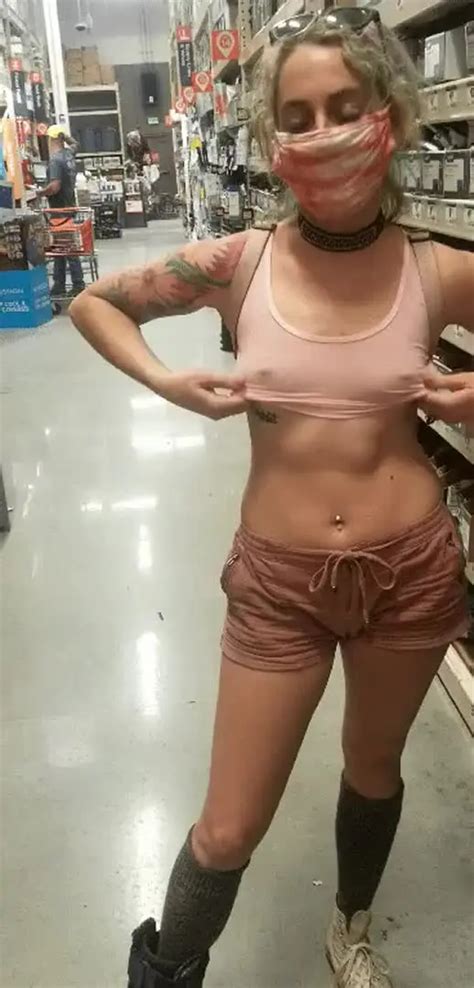 Discover More Like TheTartPaper Blonde Flashing The Hardware Store And Related Content Scrolller