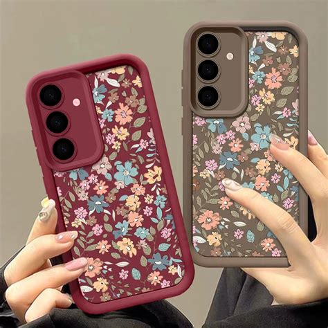 Romantic Flowers Soft Tpu Silicone Phone Case For Samsung Galaxy A54 5g