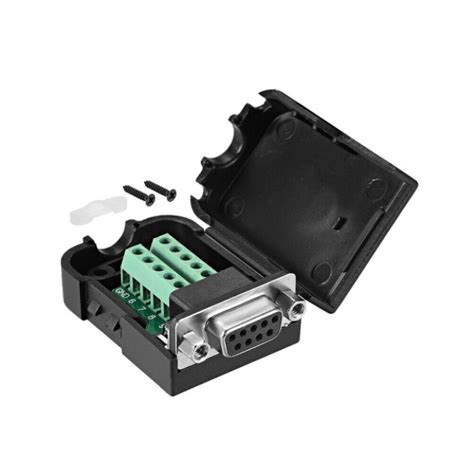 B E Db9 Female Connector With Terminal Block D Sub Rs232 Cxdc0030 Security Supplies