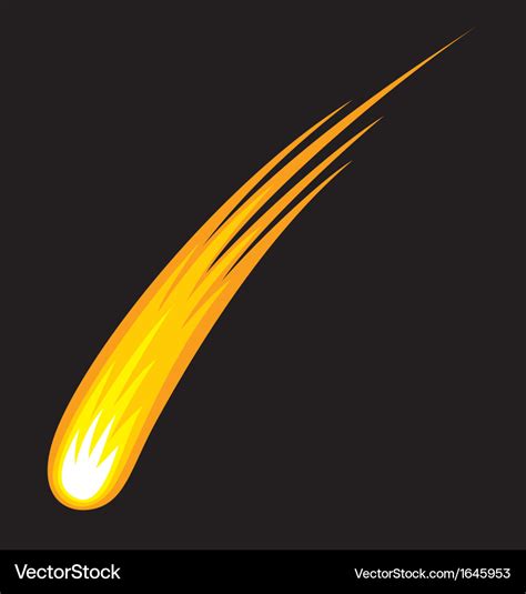 Comet Royalty Free Vector Image Vectorstock