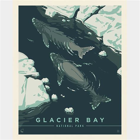 National Parks Glacier Bay Poster Multi Panel