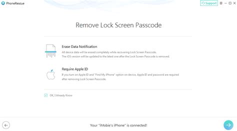 Phonerescue User Guide Remove Ios Lock Screen Passcode