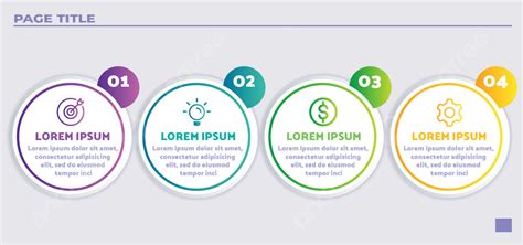 Powerpoint Template Ppt Diagrams Circle Business Infographic With Four Options Step Or Process