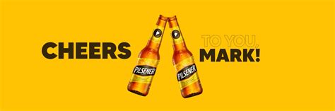 Pilsener Cheers To You Mark On Behance