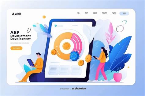 Premium Photo Mobile App Development AB Test Landing Page