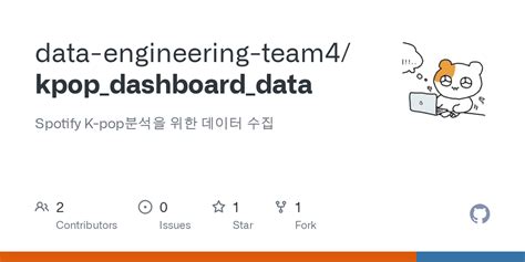 Github Data Engineering Team4kpopdashboarddata Spotify K Pop분석을
