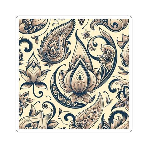 Black Paisley Spiritual Goddess Magic Mandala Hippie Boho Psychedelic