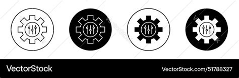 Mass Customization Icon Royalty Free Vector Image