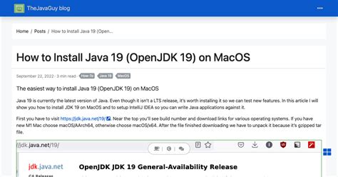 How To Install Java 19 Openjdk 19 On Windows Thejavaguy Blog 🚀