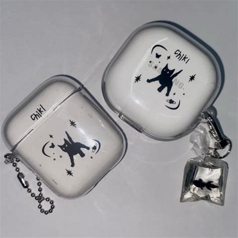 칙 Chik 💖놀란고양이 에어팟 버즈 케이스💖 프로2 하드 투명 위시버킷