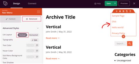 How To Create A Vertical Navigation Menu In Wordpress Artofit