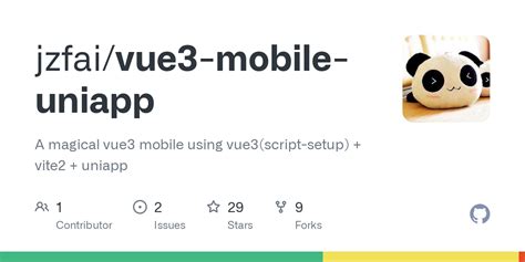 Github Jzfaivue3 Mobile Uniapp A Magical Vue3 Mobile Using Vue3