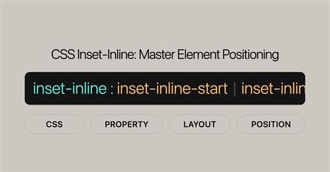 Css Inset Inline Master Element Positioning