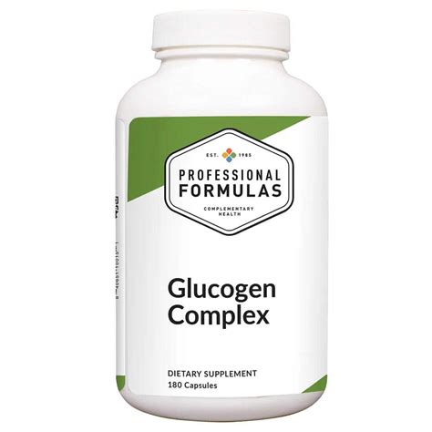 Glucogen Complex Professional Formulas Conners Clinic