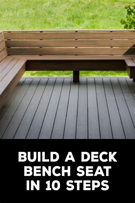 How To Build A Deck Bench Seat Deck Bench Deck Bench Seating
