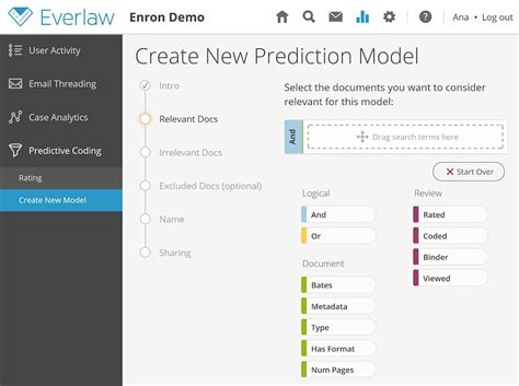 how to set up predictive coding cloud native ediscovery software