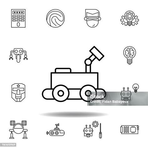 로봇 전투기 윤곽 아이콘입니다 로봇 일러스트 아이콘 세트입니다 기호는 웹 로고 모바일 앱 Ui Ux에 사용할 수 있습니다 Airshow에 대한 스톡 벡터 아트 및 기타