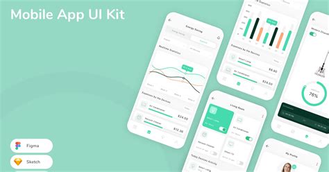 home control mobile app ui kit ux and ui kits ft smart and controller