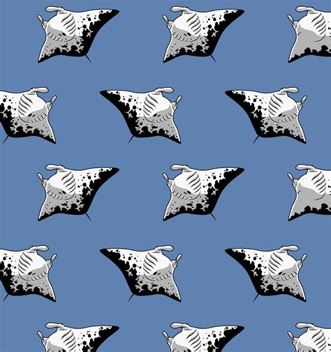 Stingray Pattern Vector 10839162 Vector Art At Vecteezy