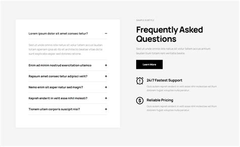 21 Elementor Faq Sections