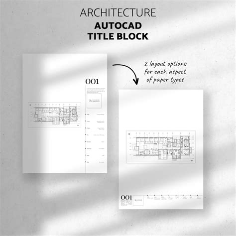Minimalist Architect Title Block Templates Autocad Title Block Template Autocad Layout