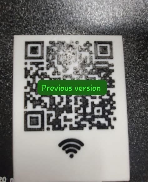 Enhanced Wifi QR Code Sign By Valdek Download Free STL Model Printables Com