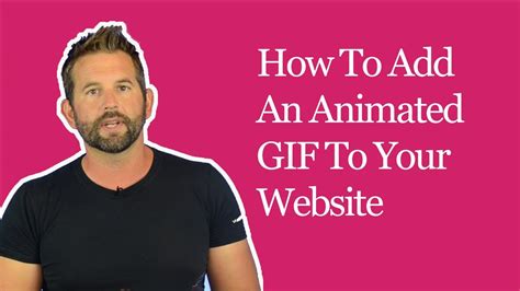 how to add an animated to your website youtube