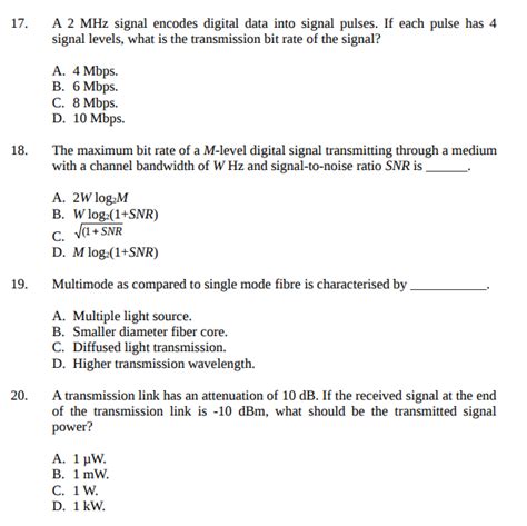 Solved A MHz Signal Encodes Digital Data Into Signal Chegg