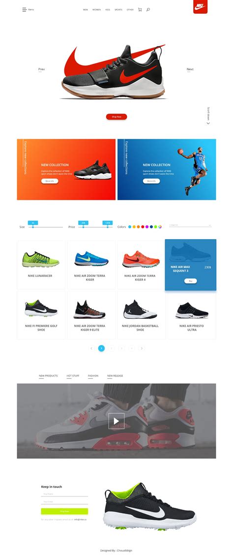 Nike Store Ui Redesign Behance