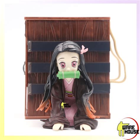 港版 鬼滅之刃 Gk 箱子 超q 灶門彌豆子 祢豆子 竈門禰豆子 裝箱 Pvc 手辦 公仔 模型 擺件 禮物 完成品 蝦皮購物