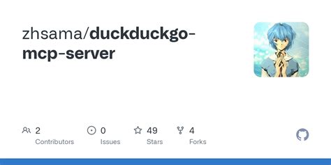 Github Zhsamaduckduckgo Mcp Server
