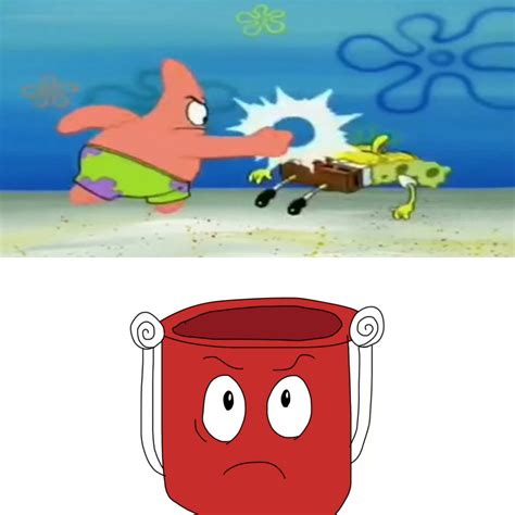 Pail Is Angry At Patrick Punching Spongebob By Mickeymouse5774 On Deviantart